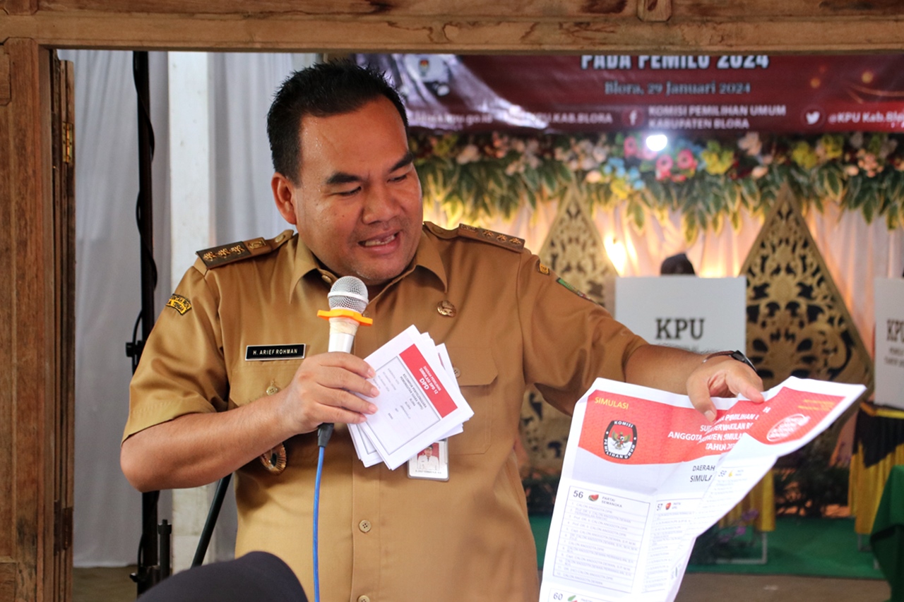 Kpu Blora Gelar Simulasi Pemantapan Pemungutan Dan Penghitungan Suara
